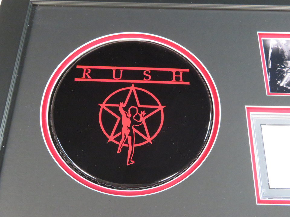 Neil Peart Signed Drumstick Display - Premiere Collectibles