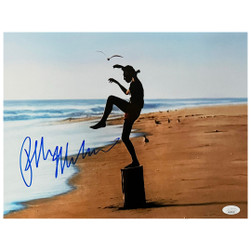 Ralph Macchio Signed Karate Kid Beach Praying Mantis 11x14 Photo (JSA)