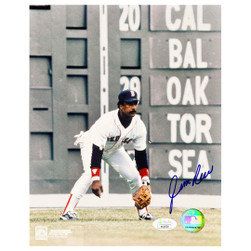 Jim Rice Signed Boston Pose 1 Baseball 8x10 Photo (JSA)