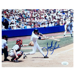 Jack Clark Signed New York Pose 2 Baseball 8x10 Photo (JSA)