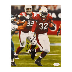 Edgerrin James Signed Arizona Cardinals Stiff-Arm 8x10 Photo (JSA)