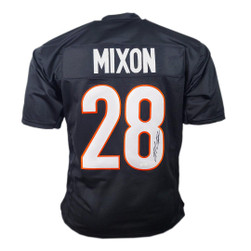 Joe Mixon Signed Cincinnati All Black Football Jersey (JSA)
