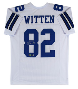 Jason Witten Authentic Signed White Pro Style Jersey Autographed BAS ...