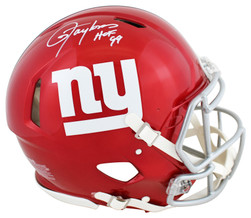 Giants Lawrence Taylor HOF 99 Signed Flash Full Size Speed Proline ...