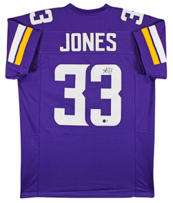 Aaron Jones Authentic Signed Purple Pro Style Jersey Autographed BAS ...
