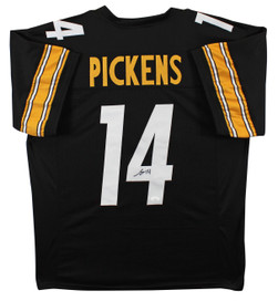 George Pickens Authentic Signed Black Pro Style Jersey Autographed JSA