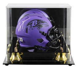 Ravens Ray Lewis Authentic Signed Rave Speed Mini Helmet W/ Case BAS ...