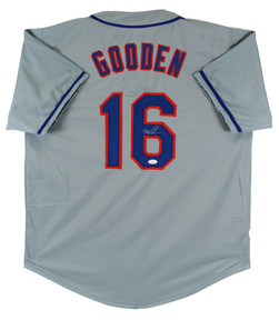 Mets Doc Gooden Authentic Signed Grey Pro Style Jersey Autographed JSA ...