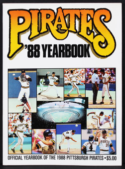 1988 Pittsburgh Pirates Official Yearbook Magazine