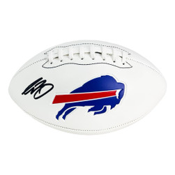 Terrell Bernard Signed Buffalo Bills Official NFL Team Logo Football ...