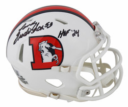 Broncos Randy Gradishar "HOF 24" Signed 2023 Alt Speed Mini Helmet BAS ...