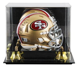 49ers Charles Haley Authentic Signed Speed Mini Helmet W/ Case BAS ...