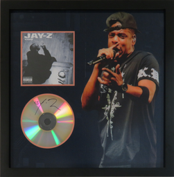 Jay-Z Signed CD – Matted & Framed Hip-Hop Collectible | JSA Authenticated