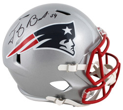 Patriots Tedy Bruschi Authentic Signed Full Size Speed Rep Helmet BAS ...