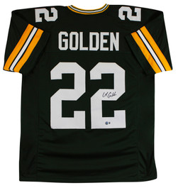 Matthew Golden Authentic Signed Green Pro Style Jersey Autographed BAS ...