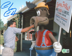 Chevy Chase Vacation Authentic Signed 8x10 Photo Punching Moose BAS ...