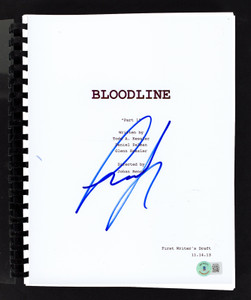 Brandon Larracuente Bloodline Authentic Signed Movie Script BAS #BK02226