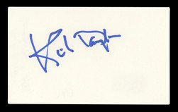 Kirk Douglas Spartacus Authentic Signed 3x5 Index Card Autographed BAS ...