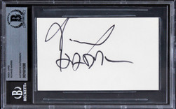Richard Harris Gladiator Authentic Signed 3x5 Index Card w/ Black Sig ...