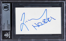 Richard Harris Gladiator Authentic Signed 3x5 Index Card w/ Blue Sig ...