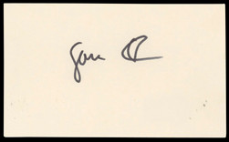 Sara Gilbert Roseanne Authentic Signed 3x5 Index Card Autographed BAS # ...