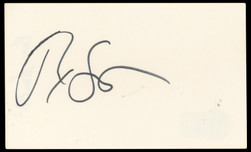 Rex Smith Street Hawk Authentic Signed 3x5 Index Card Autographed BAS # ...