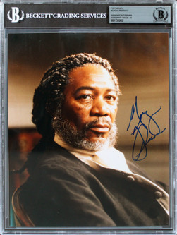 Morgan Freeman Amistad Authentic Signed 8x10 Photo Auto Graded 10! BAS ...