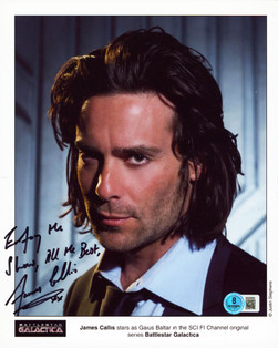 James Callis Battlestar Galactica "Enjoy The Show, All.." Signed 8x10 ...