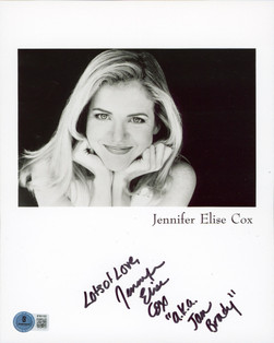 Jennifer Elise Cox The Brady Bunch "Love, AKA Jan Brady" Signed 8x10 ...