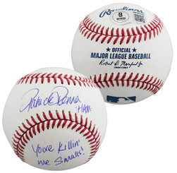 Patrick Renna The Sandlot "2x Insc" Signed Robert Manfred Oml Baseball ...
