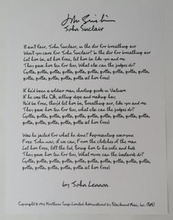 John Sinclair Version 1 - John Lennon (Signed Book)