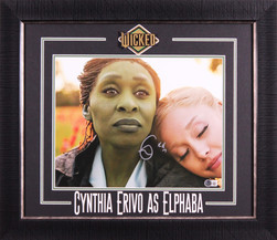 Cythina Erivo Wicked Authentic Signed 11x14 Framed Photo BAS #BT67753