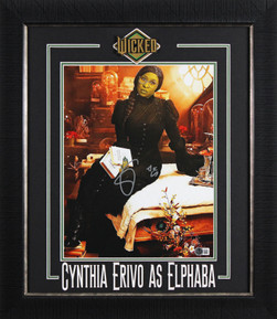 Cythina Erivo Wicked Authentic Signed 11x14 Framed Photo BAS #BT67754