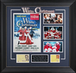 Bing Crosby & Danny Kaye White Christmas Authentic Signed Framed ...