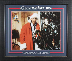 Chevy Chase Christmas Vacation Signed 16x20 Framed Tree Photo BAS Wit # ...
