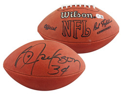 Raiders Bo Jackson Authentic Signed Wilson Official Nfl Football BAS # ...