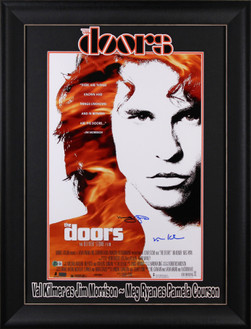 Val Kilmer & Meg Ryan The Doors Authentic Signed Framed 16x24 Photo BAS