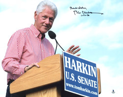Bill Clinton "Best Wishes, 1-31-16" Authentic Signed 11X14 Photo BAS # ...