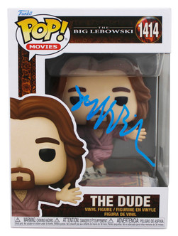 Jeff Bridges Authentic Signed The Dude #1414 Funko Pop Vinyl Figure BAS ...