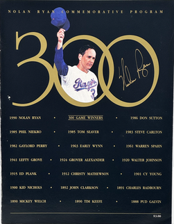 Nolan Ryan Signed 300 Wins - (Signed Book)