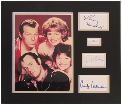 Laverne & Shirley Cast Signed Matted Display - Laverne & Shirley Cast ...