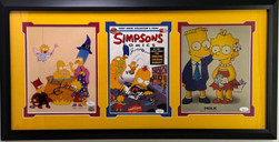 The Simpsons Signed Framed Display