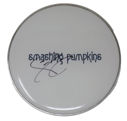 Jimmy Chamberlain Signed Authentic Drumhead