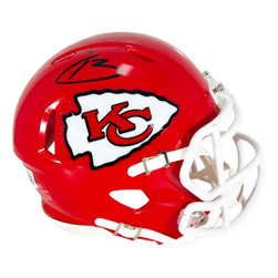 Nazeeh Johnson Signed Kansas City Chiefs Speed Mini Football Helmet ...