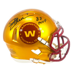 Joe Theismann Signed 83 MVP Inscription Washington Commanders Flash ...
