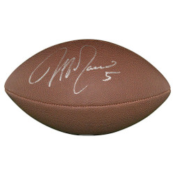 Jeff Garcia Signed Wilson Official NFL Replica Football (JSA)