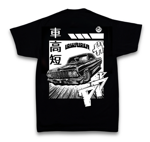 Manga T-Shirt in black by Lowrider Clothing | Official Lowrider ...