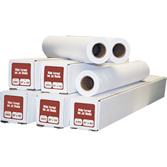 36" x 125' 4 mil. Double Matte Mylar Film 1 Ply 2" ID Core 1 Roll Per Case