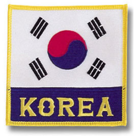 Korean Flag1 Patch