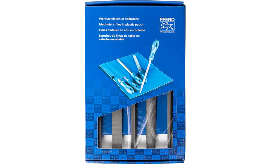 Pferd 16080 American Pattern 10" Machinist File Set | 541-WRU | Plastic ...